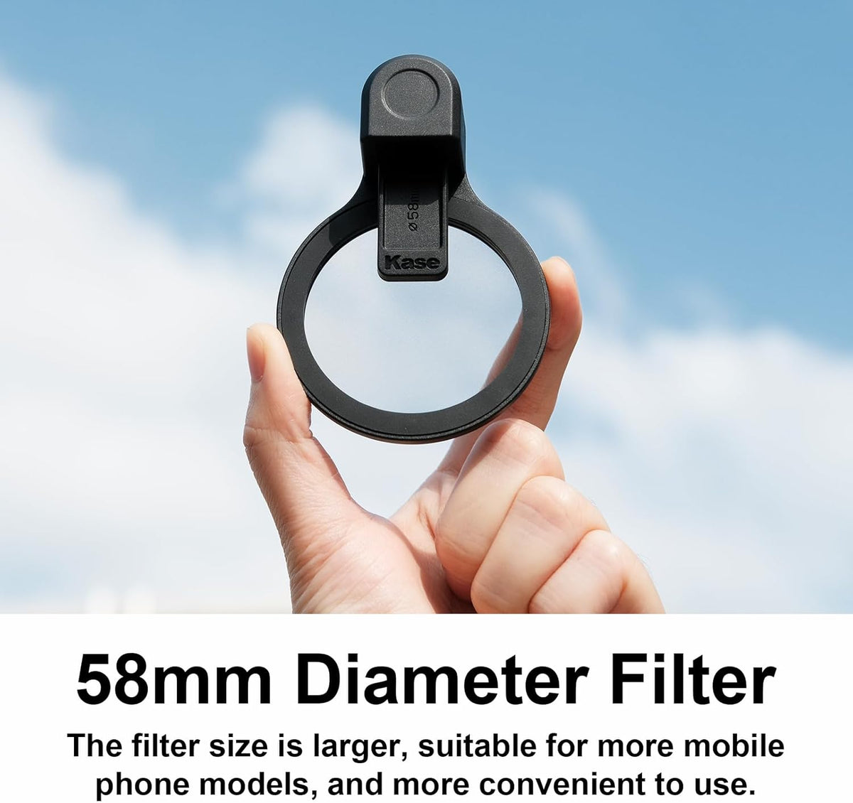 Kase Smartphone Magnetic Filter CPL 58mm (with Magnetic strong clip ...