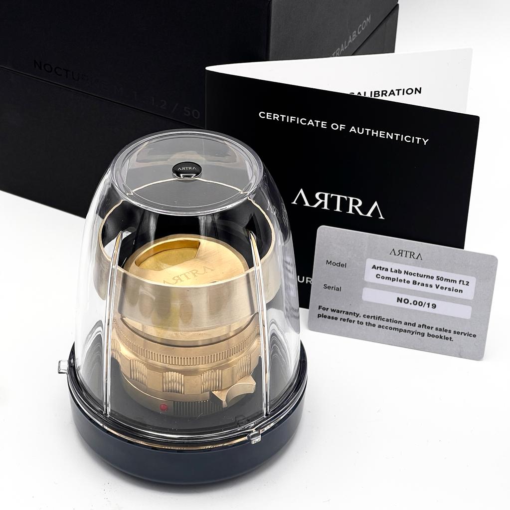 ARTRA LAB 50mm F1.2 NOCTURNE Complete Brass for Leica M-Mount (Limited ...
